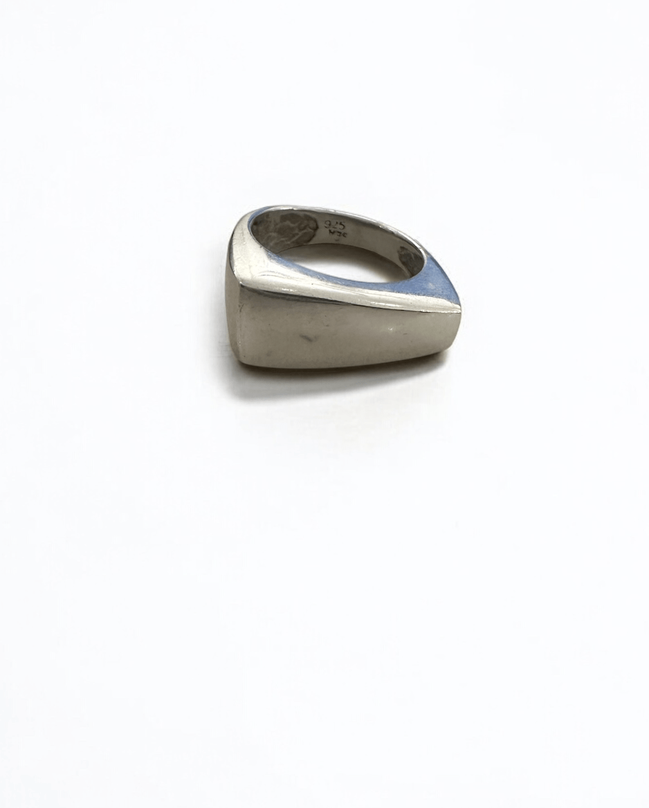 Silver Taxco Tappered Rectangle Ring – Kingdom Jewelry
