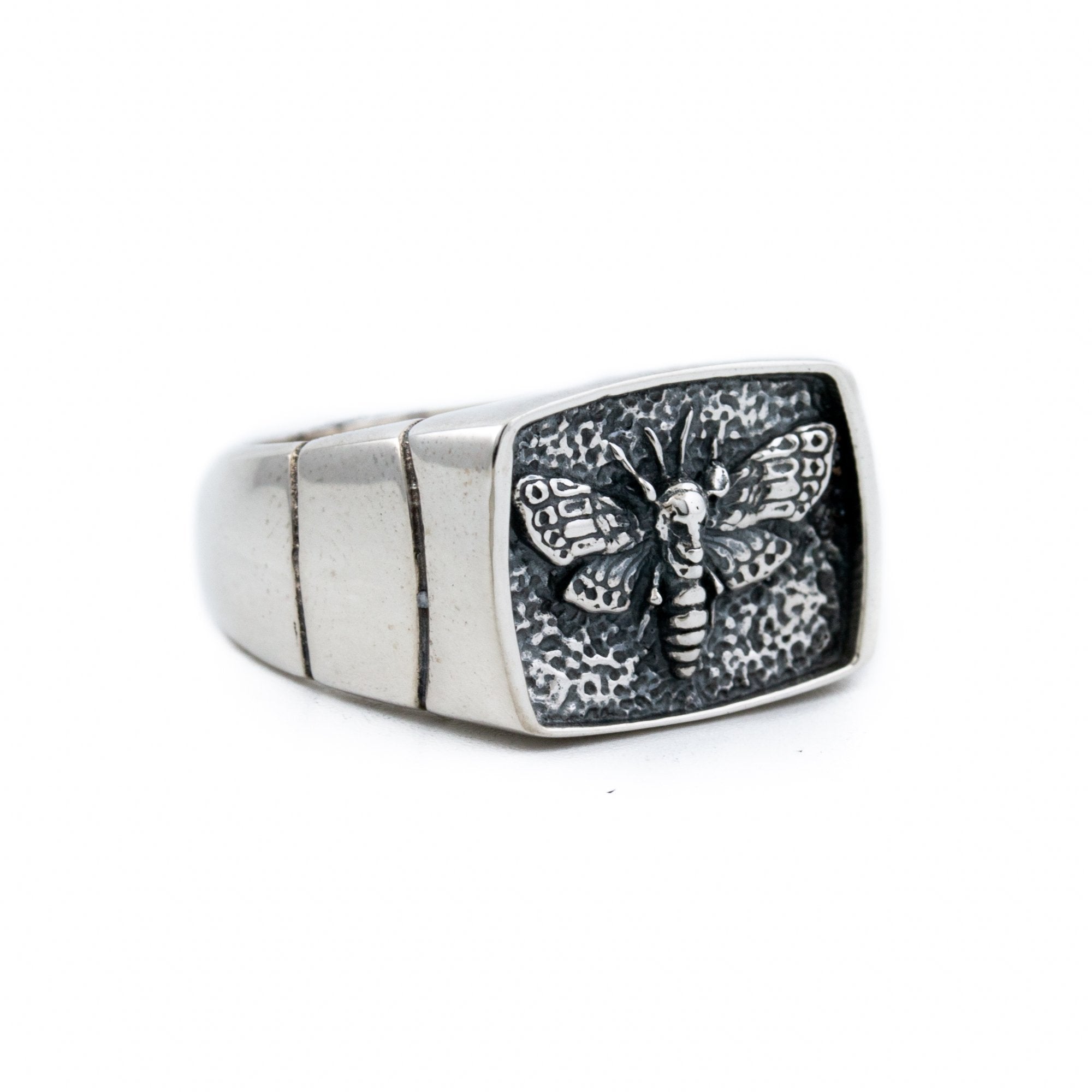 Death Moth Signet Ring – Kingdom Jewelry
